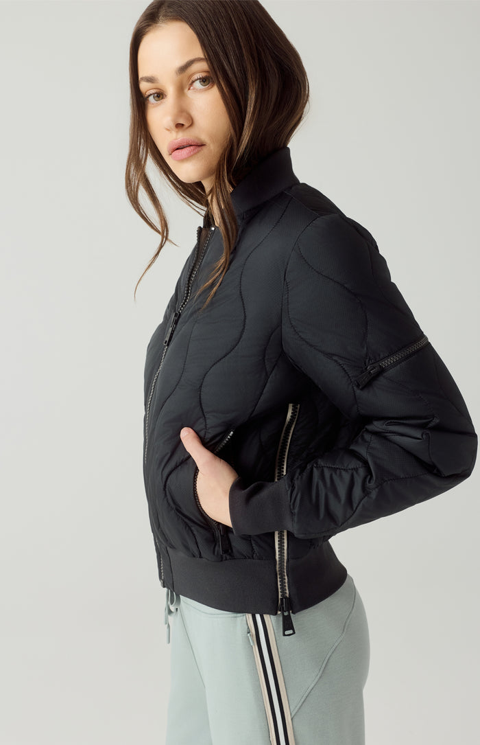 Metro Bomber Jacket, Black | Alp N Rock | Women's Jacket