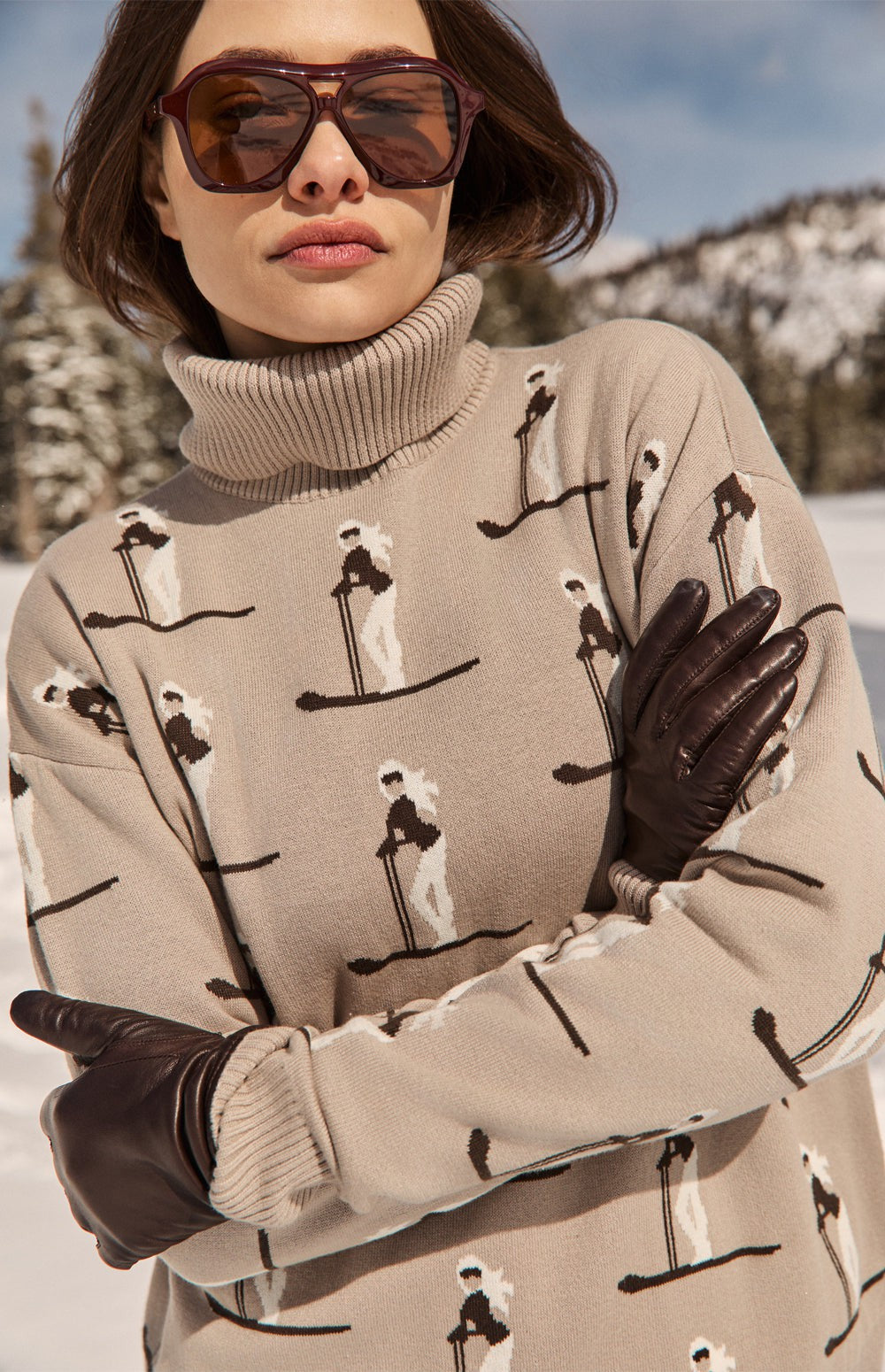Nala Vintage Ski Sweater, Stone | Alp N Rock